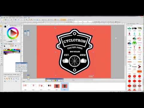 “Cyclotron” -another logo ,badge for bicycles company,London graphic ...